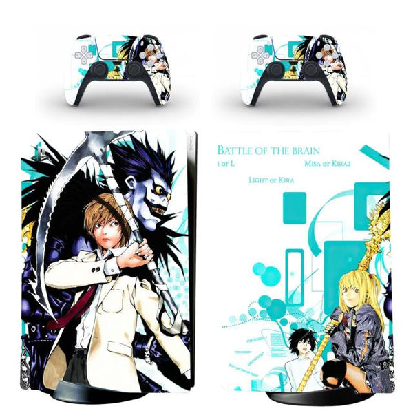 Pegatina PS5 "Light" Death Note Pegatina para consola y controlador ...