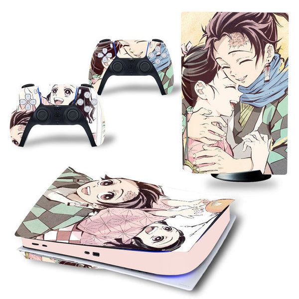 Adesivo Tanjiro x Nezuko Demon Slayer PS5 - Manga Imperial